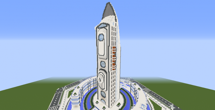 Quartz Tower #3 Minecraft Map