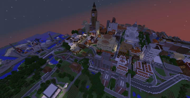 Builders gezocht voor grote realistische stad!! Minecraft Map