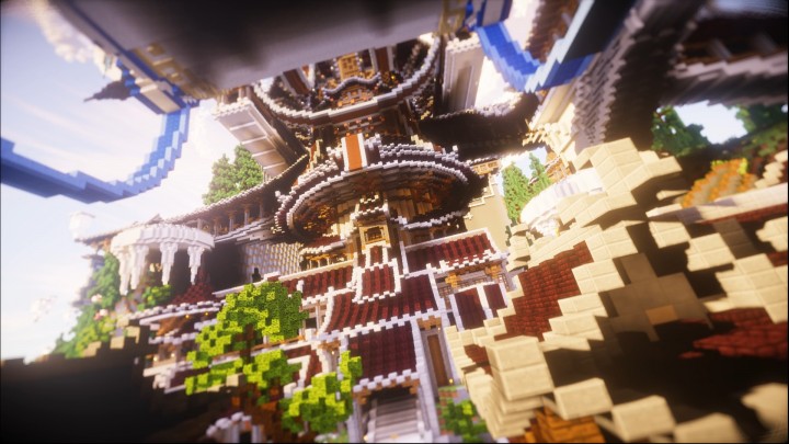 Mech-Castle of Mo's College Minecraft Map