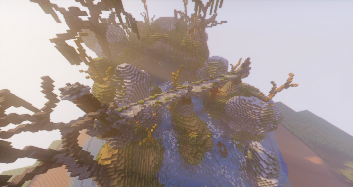 'The Broken Bridge' - 1 Hour Speedbuild Minecraft Map