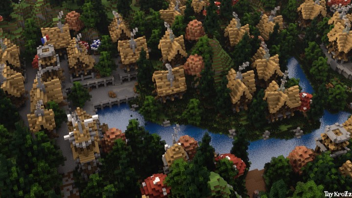 [Minecraft Cinematic] Hnïor Medieval Town | By ShadyPE Minecraft Map