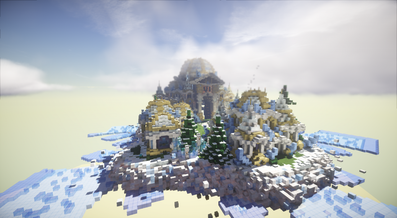 Sky Defender VI - A winter PvP Map ! Minecraft Map