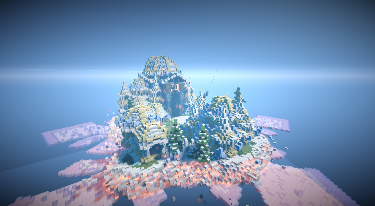 Sky Defender VI - A winter PvP Map ! Minecraft Map