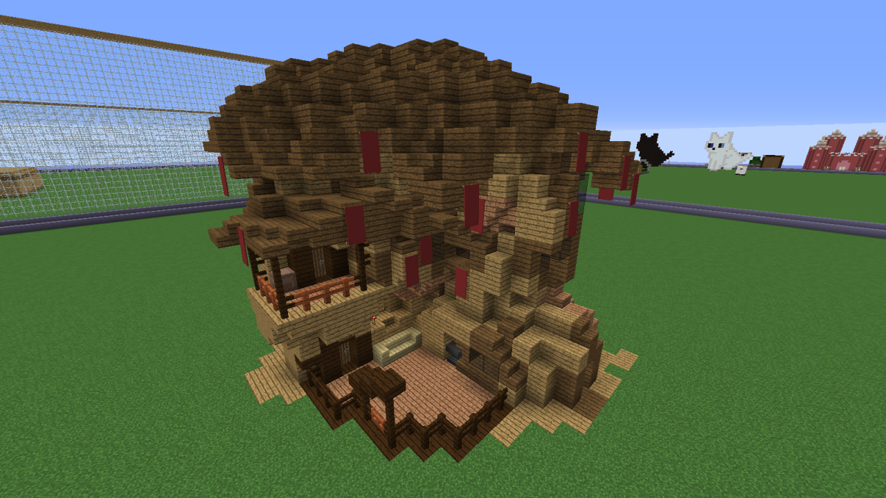 Random twisted house. Minecraft Map