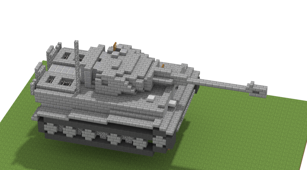 Tiger I Remake (4:1) Minecraft Map