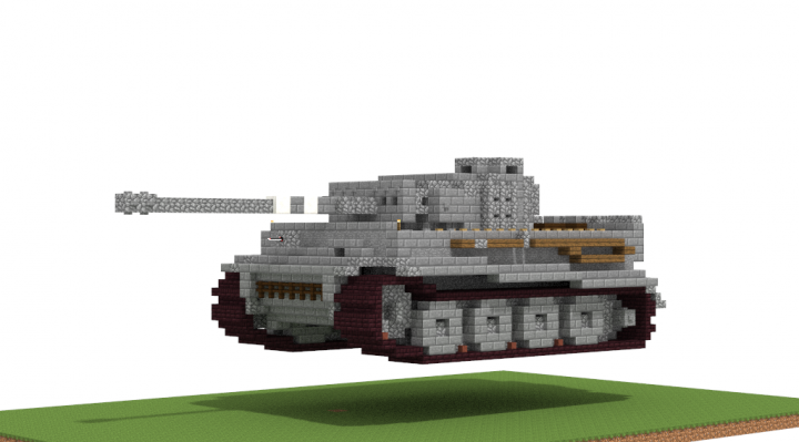 Tiger I Remake (4:1) Minecraft Map