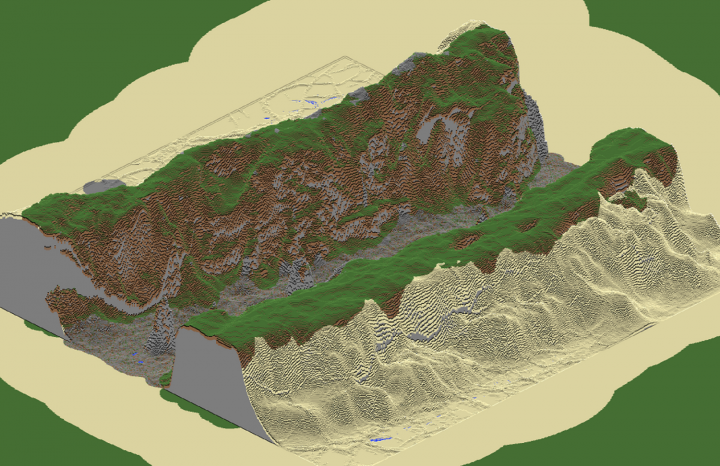 Base map 【valley】 Minecraft Map