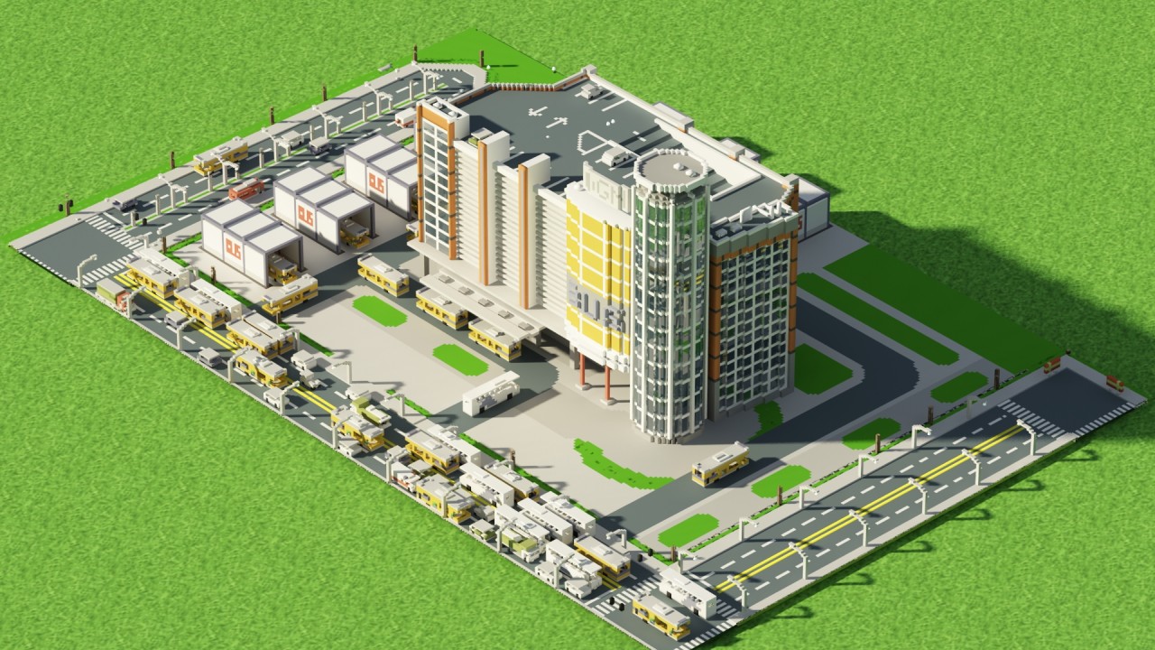 [GN] Simcity vs Minecraft? - Minecraft Simcity project! Minecraft Map