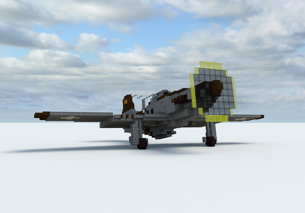 North American P-51 Mustang (4:1) Minecraft Map