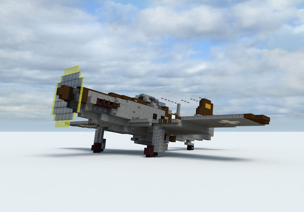 North American P-51 Mustang (4:1) Minecraft Map