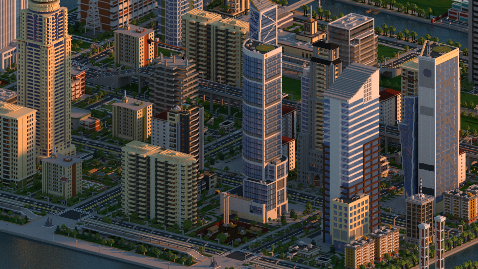 [GN] Simcity vs Minecraft? - Minecraft Simcity project! Minecraft Map