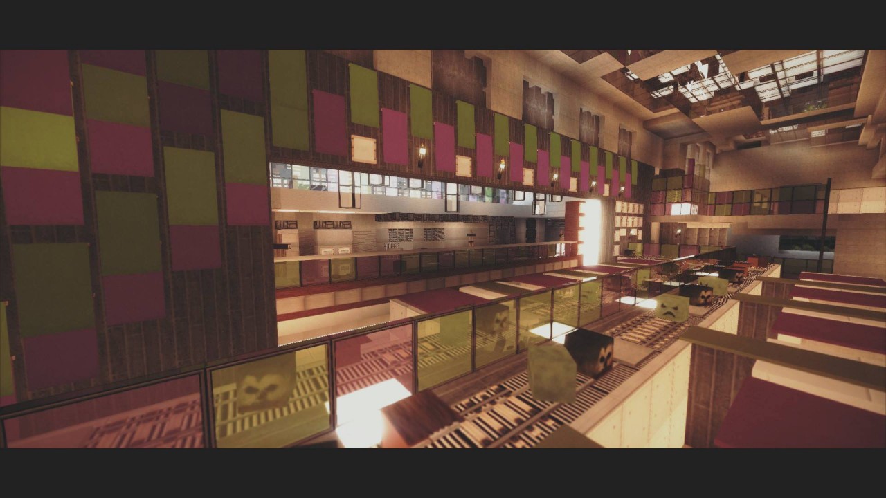Modern Downtown Sushi Restaurant Minecraft Map