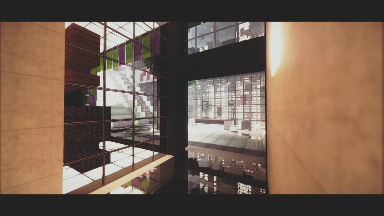 Modern Downtown Sushi Restaurant Minecraft Map