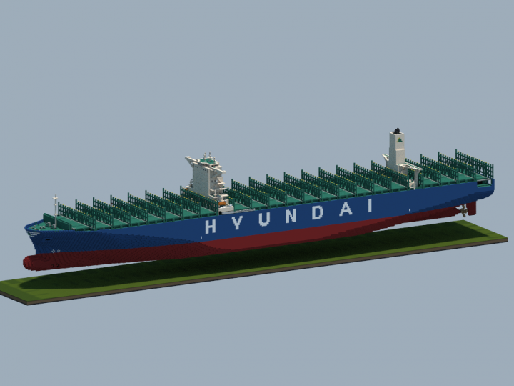 Container Ship "HYUNDAI TOGETHER" Minecraft Map