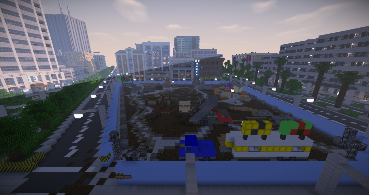 Park under Construction Minecraft Map