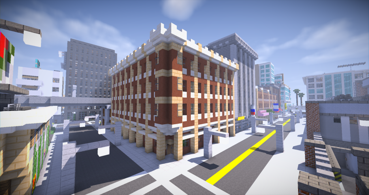 Brown Apartments Minecraft Map