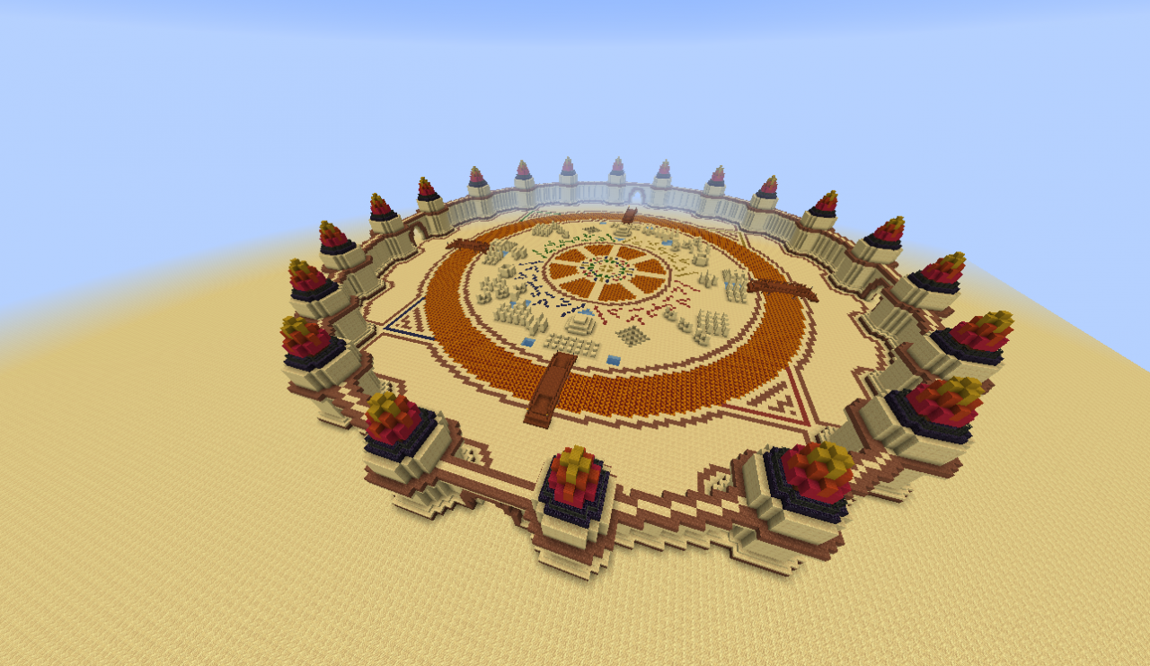 Sandstone Arena Minecraft Map