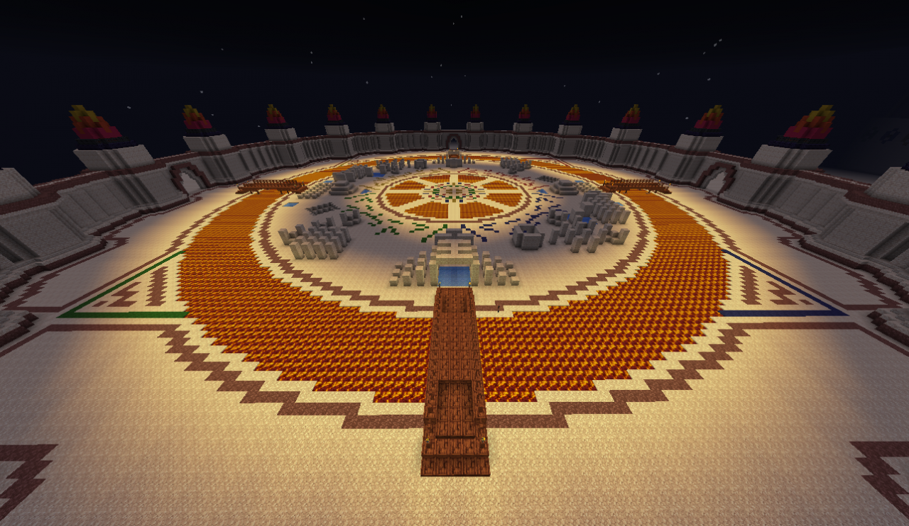 Sandstone Arena Minecraft Map