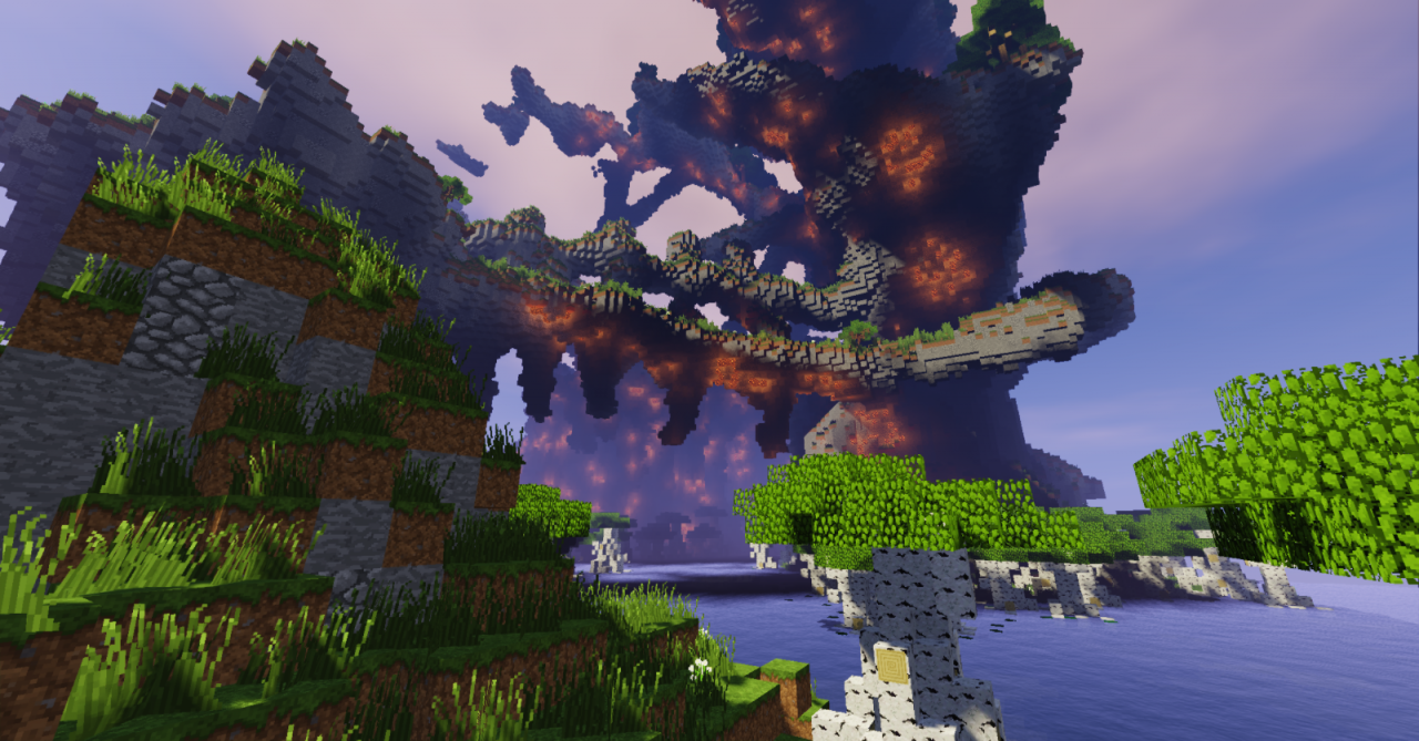 Amazing terraforming Minecraft Map