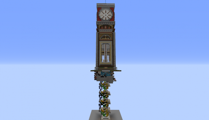 Redstone Torch ClockTower (Redstone House) Minecraft Map