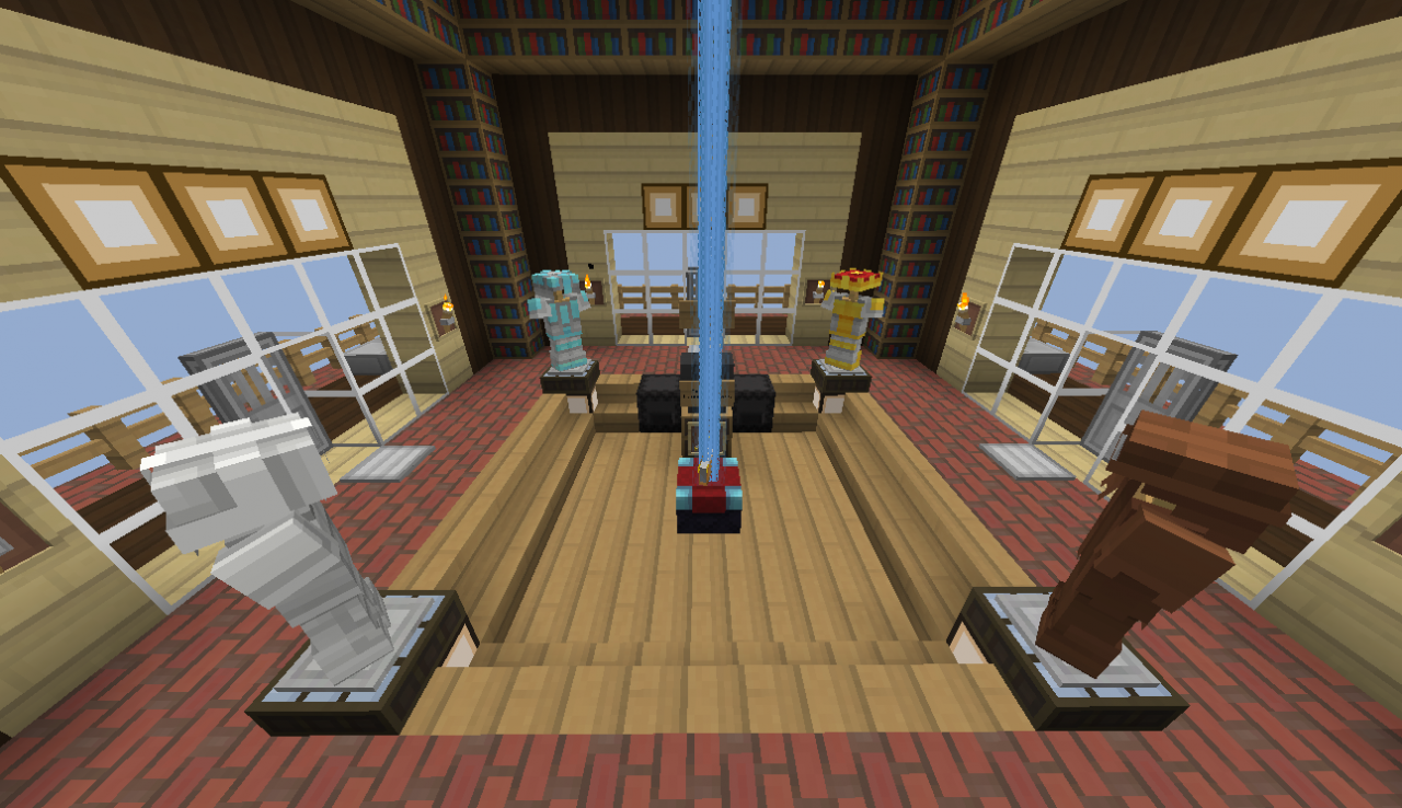 Redstone Torch ClockTower (Redstone House) Minecraft Map