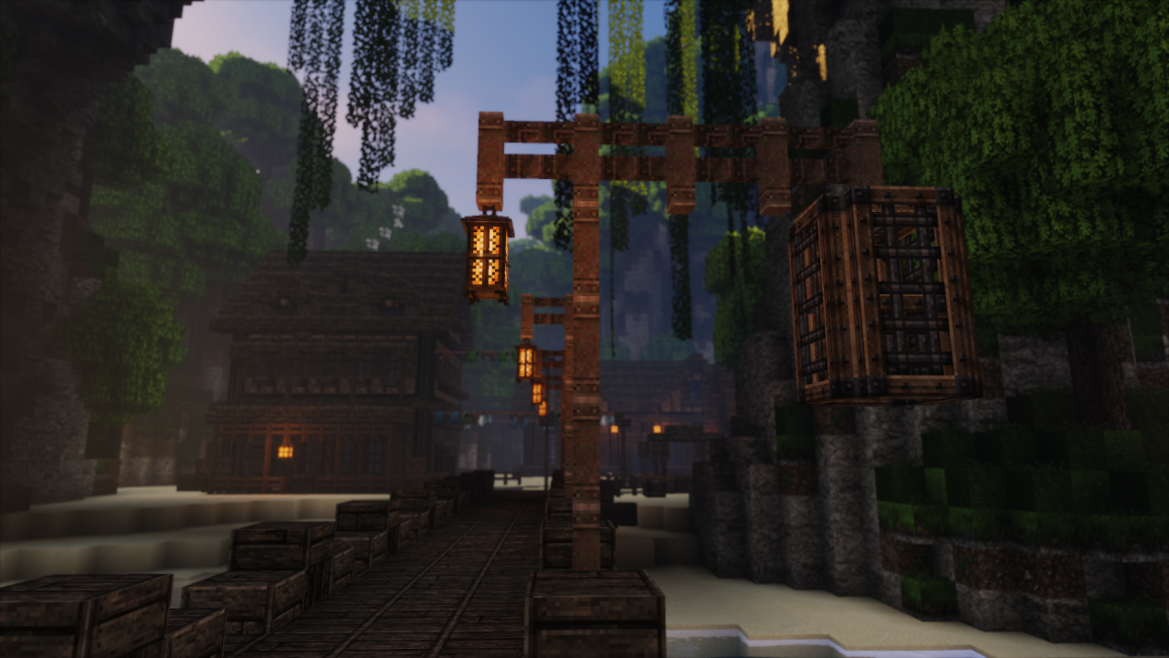 Pirate Hideout with ship #WeAreConquest Minecraft Map