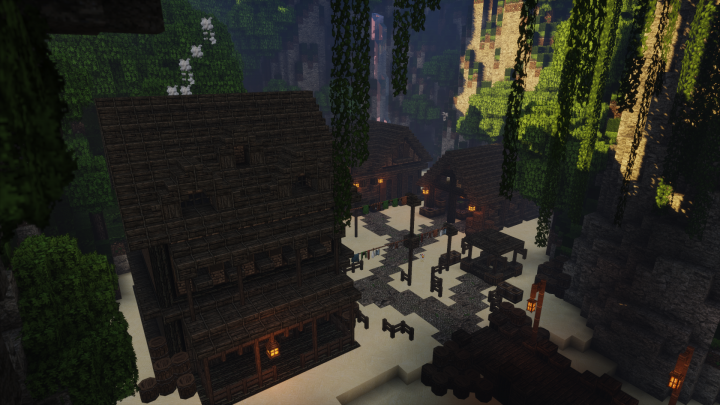 Pirate Hideout with ship #WeAreConquest Minecraft Map