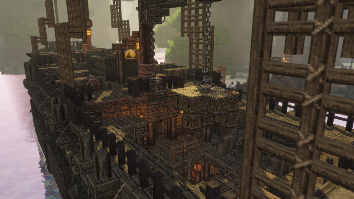 Pirate Hideout with ship #WeAreConquest Minecraft Map