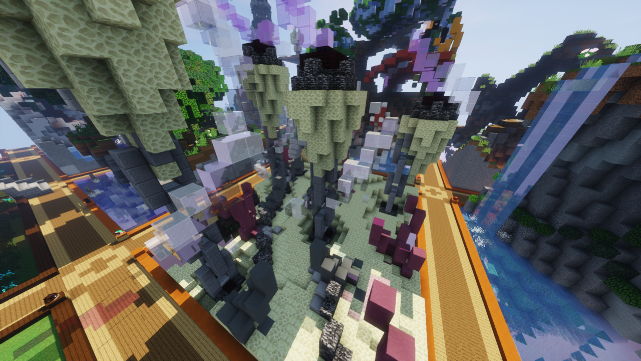 Small End Themed Plot 32x32 Minecraft Map