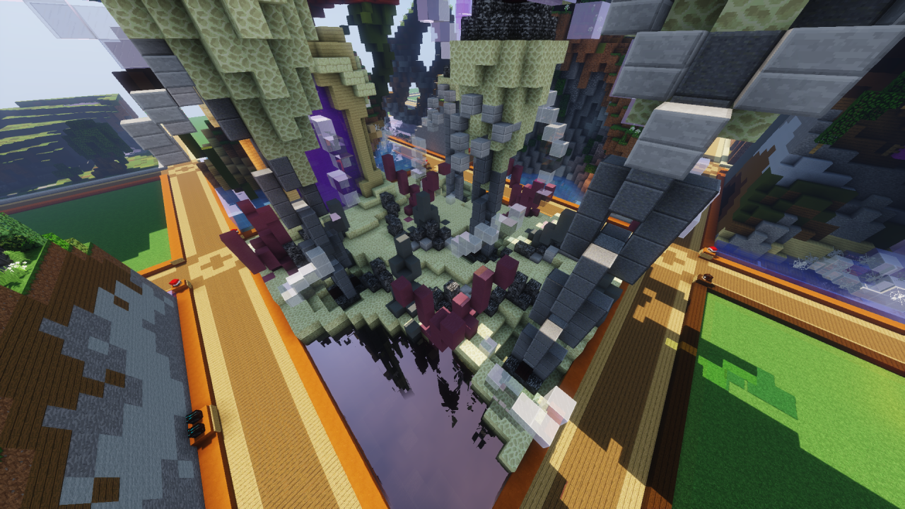 Small End Themed Plot 32x32 Minecraft Map