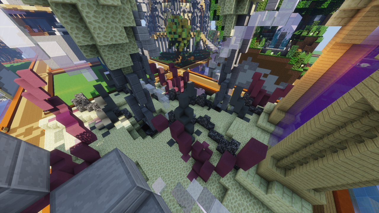 Small End Themed Plot 32x32 Minecraft Map