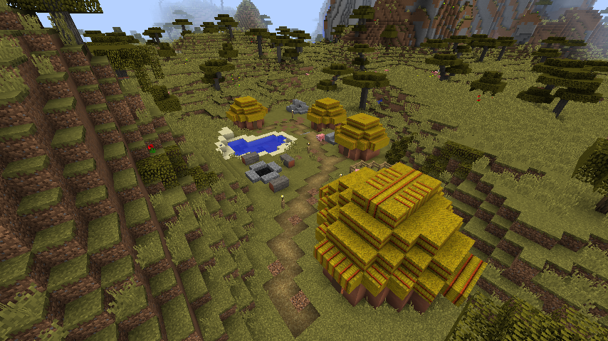 Medieval African Village Minecraft Map