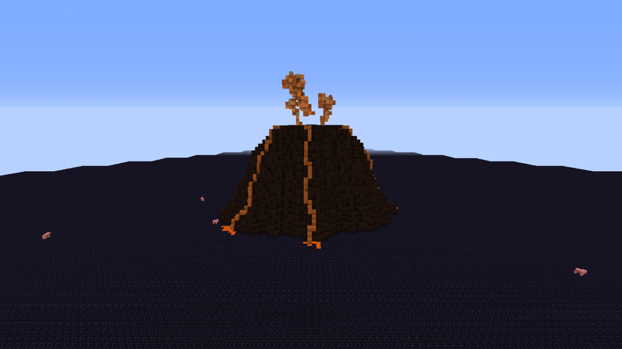 Volcano Minecraft Map