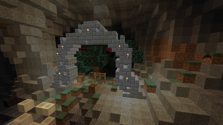 The Underland (from the Gregor The Overlander series). Minecraft Map