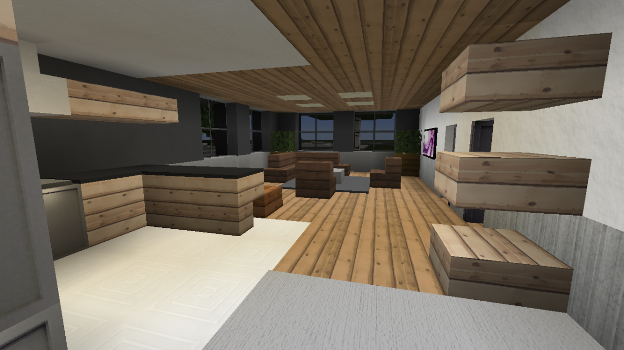 Modern Apartment Building 4 (full interior) Minecraft Map