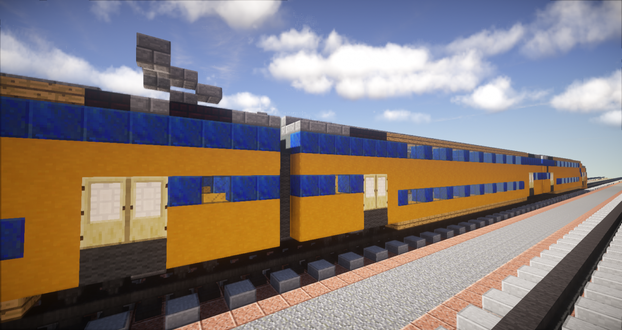 Dutch NS VIRM Netherlands Train Minecraft Map