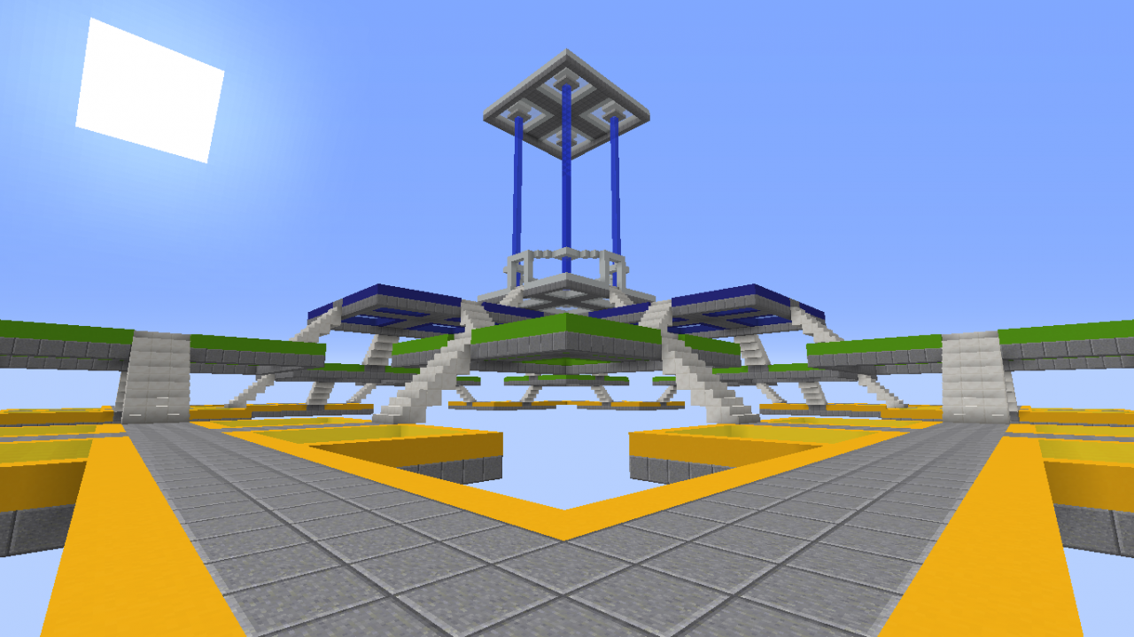 Platform Spawnpoint Minecraft Map