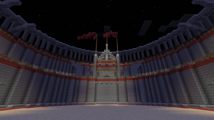 The red arena Minecraft Map