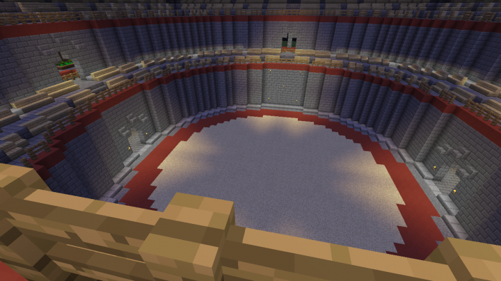 The red arena Minecraft Map