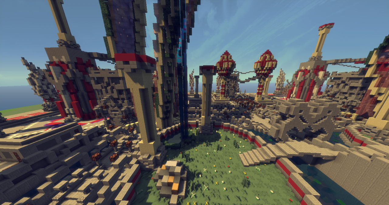 GalaxyVortex Spawn Minecraft Map