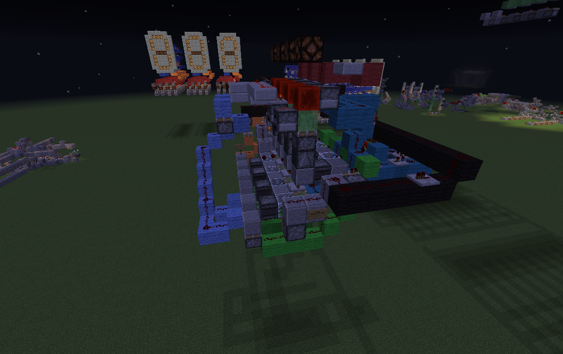 redstone binary calculating core Minecraft Map