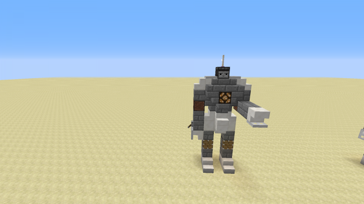 Robot Statue Minecraft Map