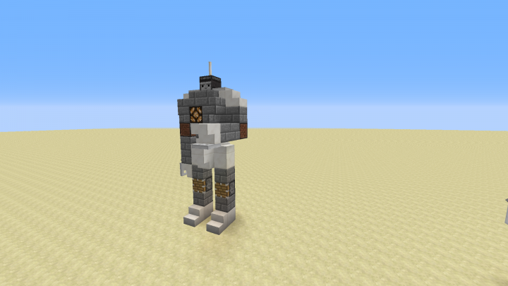 Robot Statue Minecraft Map