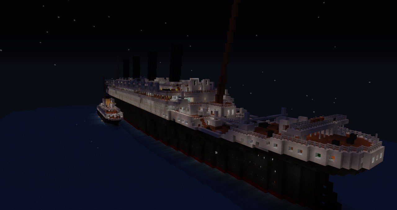 RMS Olympic 1914 Minecraft Map