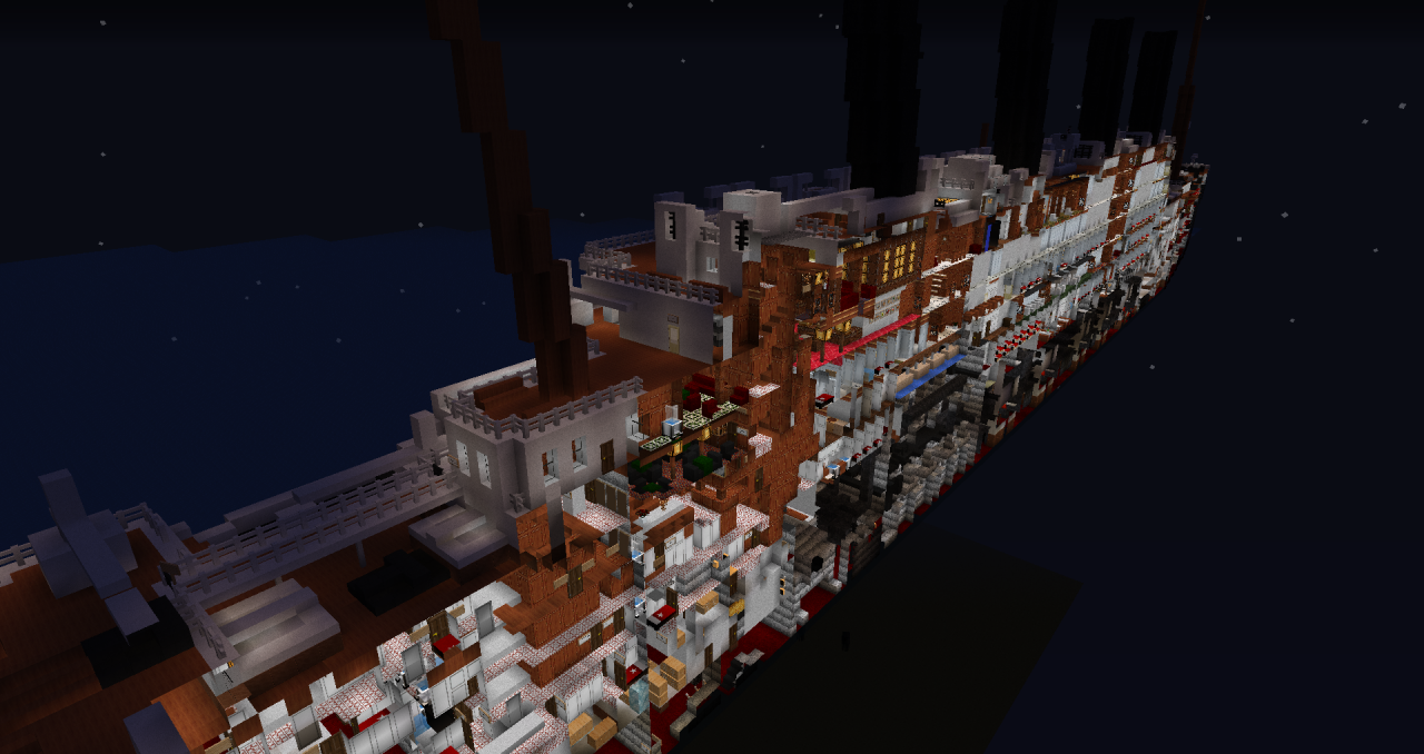 RMS Olympic 1914 Minecraft Map