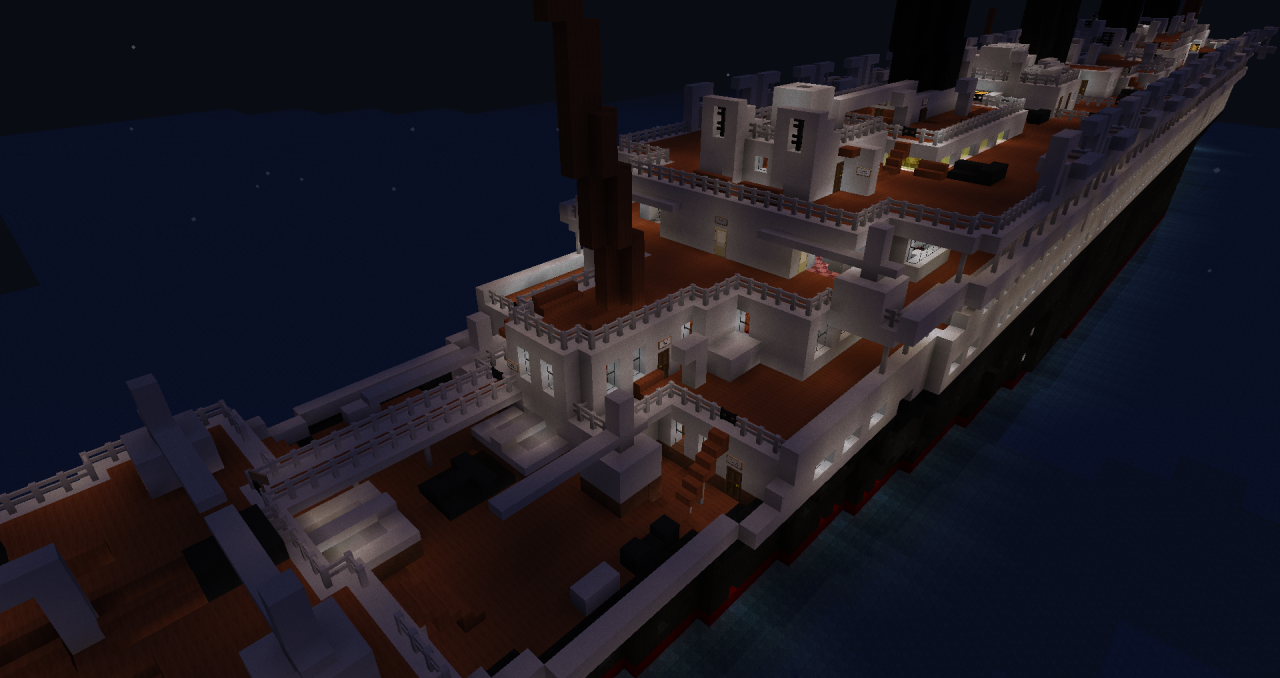 RMS Olympic 1914 Minecraft Map