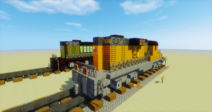 Union Pacific EMD GP7 Diesel-Electric Locomotive Minecraft Map