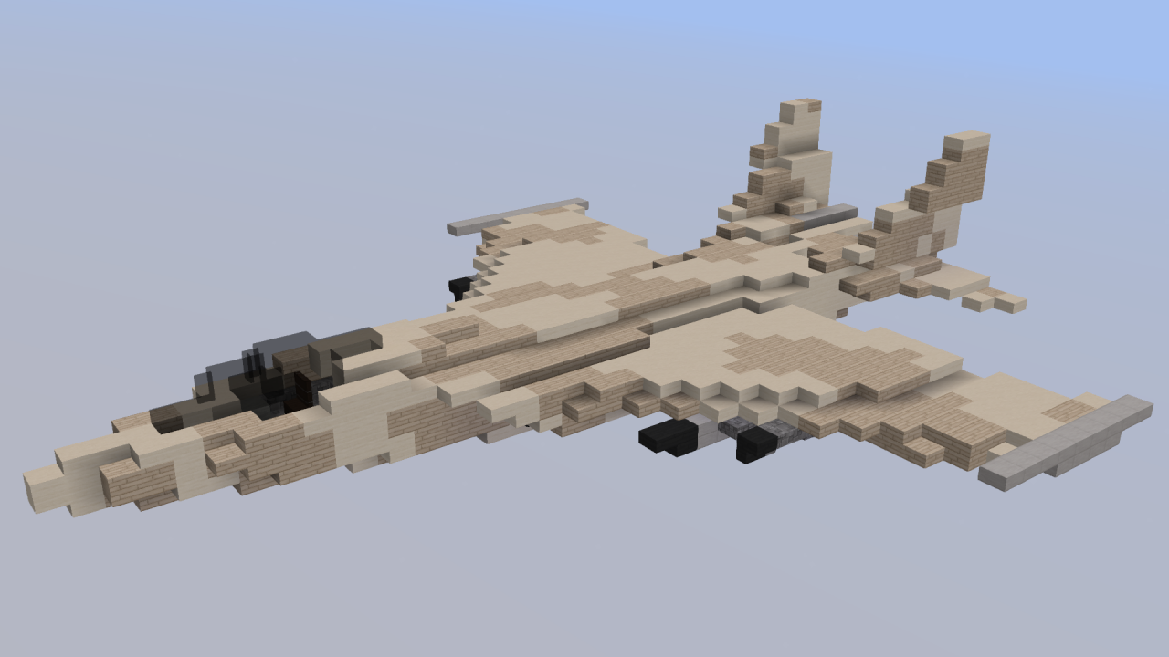 DFC-51A Jet Fighter Minecraft Map