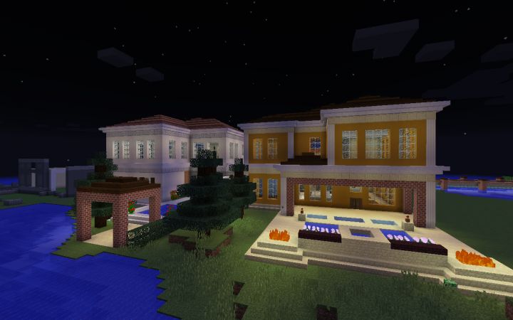 Modern Intricate Homes - Basset Creek Minecraft Map