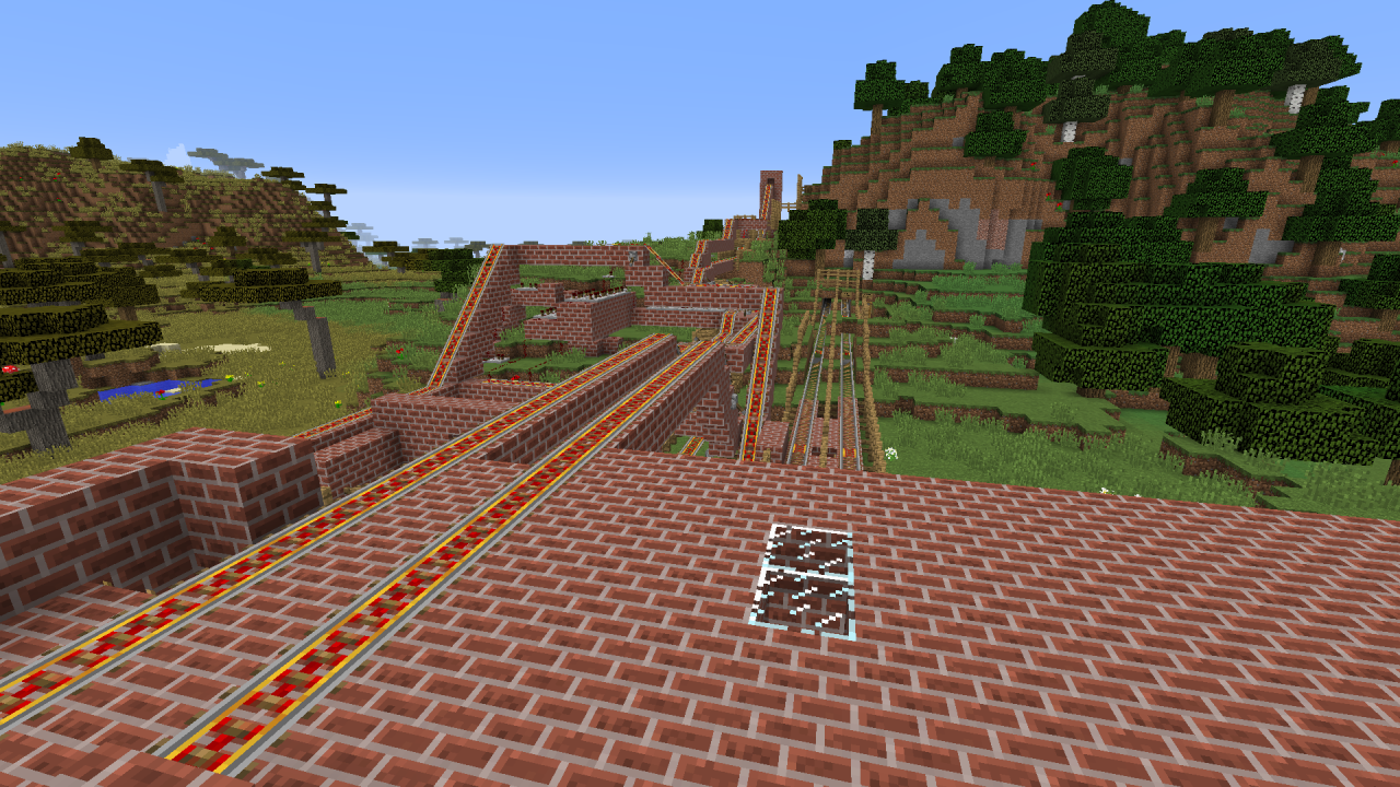 Redstone-World: Trains // Redstone-Map: Bahn Minecraft Map